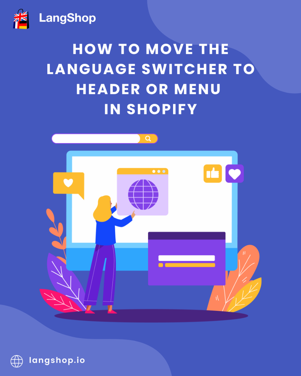 How To Move The Language Switcher To Header Or Menu in Shopify